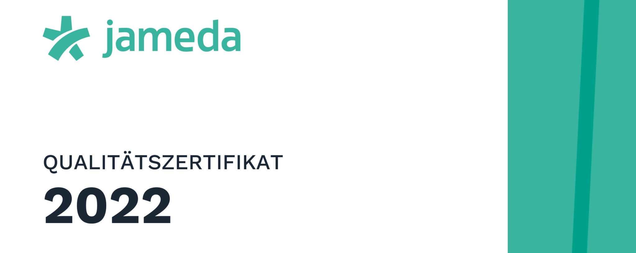 Das Jameda Qualitätszertifikat 2022 für Frau Dr. Wibke von Heimburg.